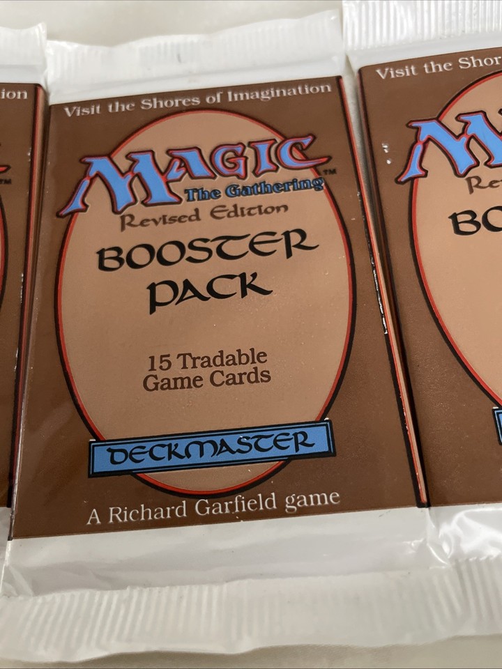 Magic The Gathering REVISED EDITION New Sealed Booster Pack MTG | eBay