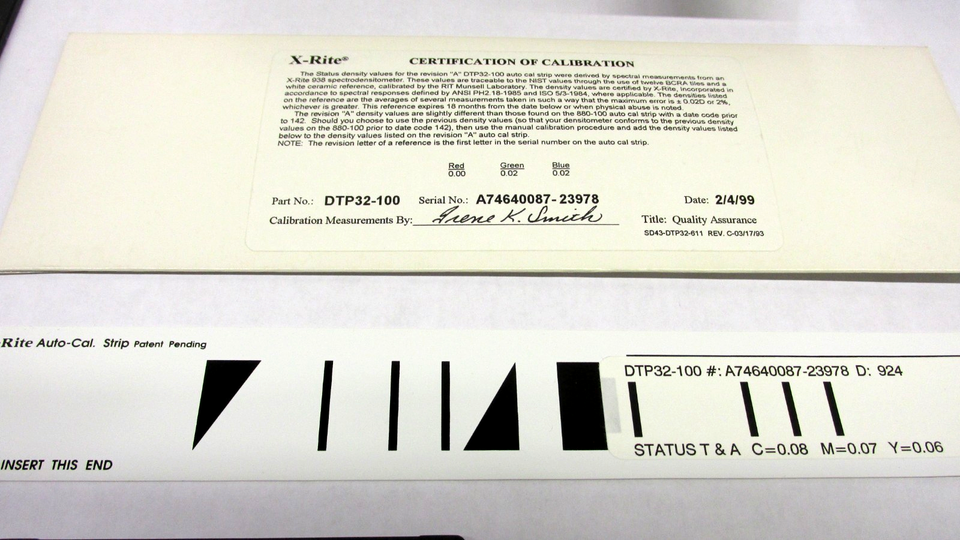 Cyclone Colorbus Auto Scan Densitometer by X-RITE Model #DTP32R | eBay