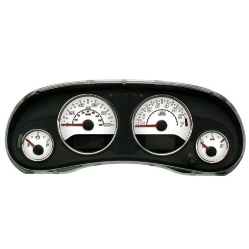 US Speedo White Jeep Wrangler JK/JKU Gauge Face for Clusters 2011-2018 ...