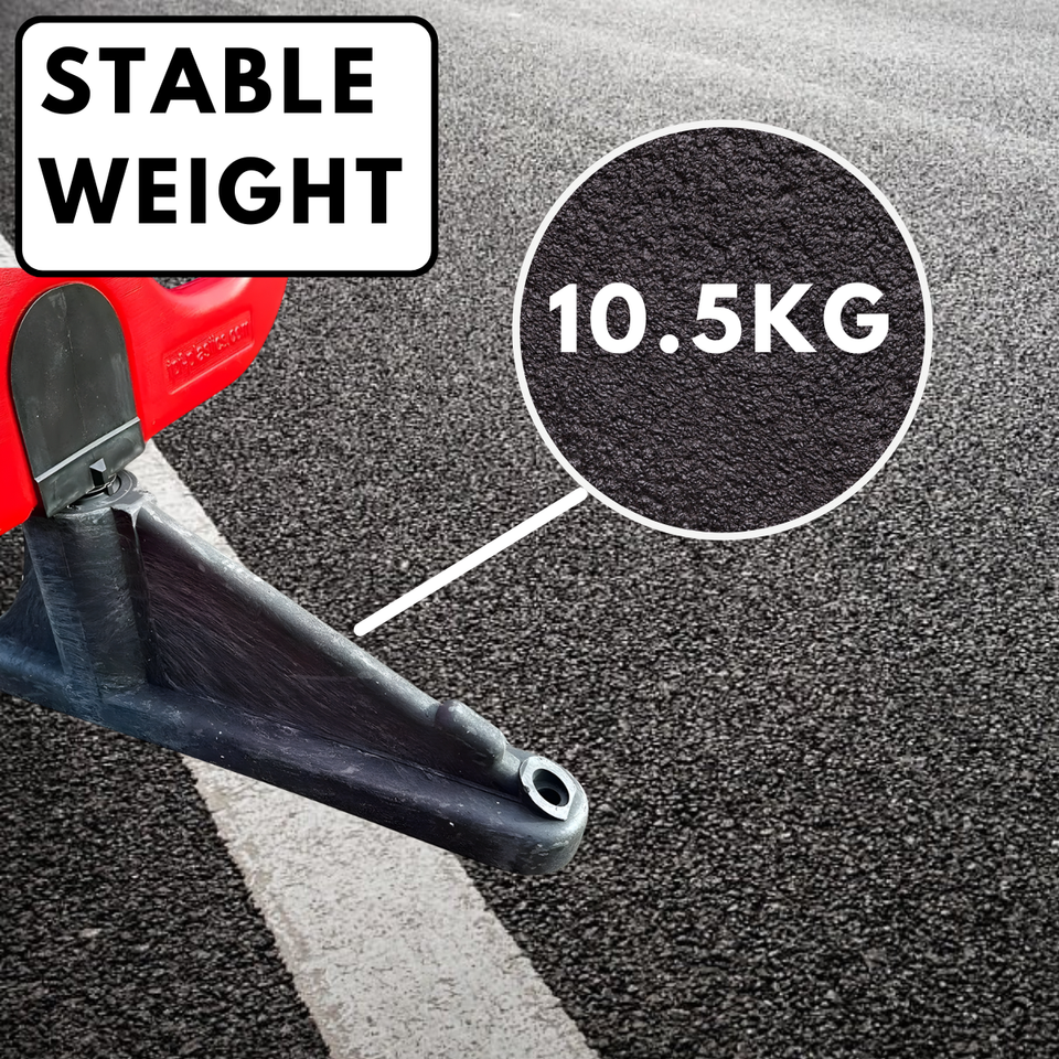 Premium Chapter 8 Road Traffic Barrier 2M | Pedestrian Car Barrier Red ...