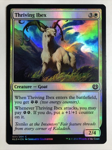 MTG Kaladesh Thriving Ibex Foil 031/264 NM | eBay
