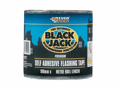 Everbuild Black Jack Flash Roof Flashing Flash Band Tape Roll Self ...