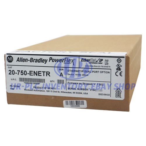 New Sealed 20-750-ENETR Allen-Bradley PF750 Dual-port EtherNet/IP ...