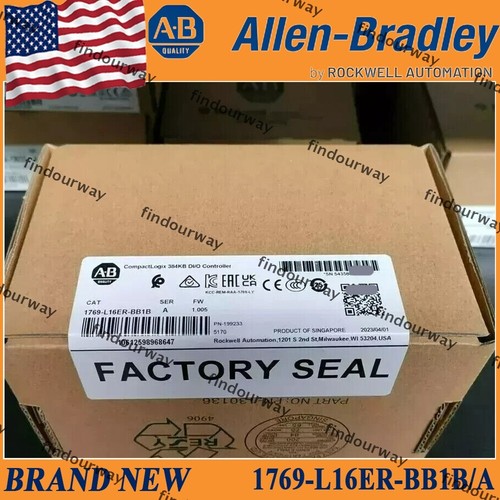 Allen-Bradley 1769-L16ER-BB1B/A CompactLogix 384KB DI/O Controller AB ...