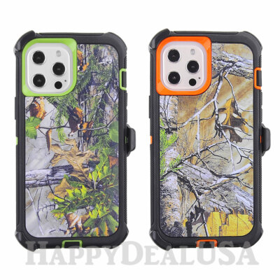 For Apple iPhone 12 Pro Max - Camo Hunting Heavy Duty Cover Case w ...