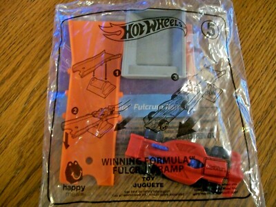 McDonald's Hot Wheels Winning Formula with Fulcrum Ramp Track Meal Toy ...