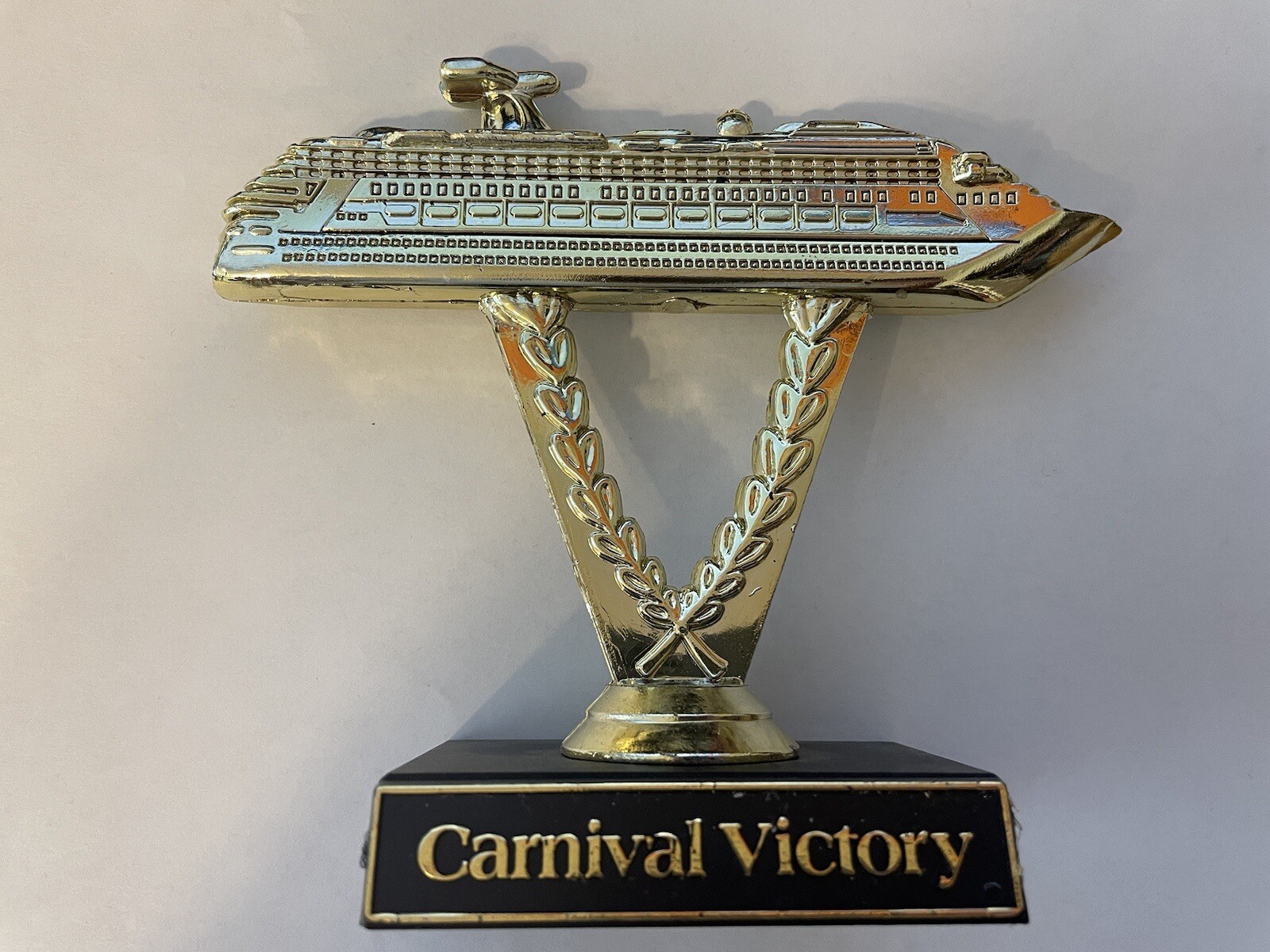 Carnival Victory Plastic Ship on a Stick Trophy | eBay
