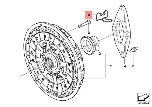 Genuine BMW CMSP E31 E32 E34 E36 E38 E39 Z3 Fork Lever Spring OEM ...