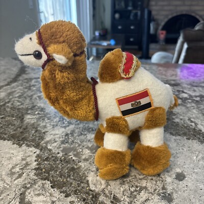 10” EGYPT Souvenir Two Toned Camel Stuffed Plush | eBay