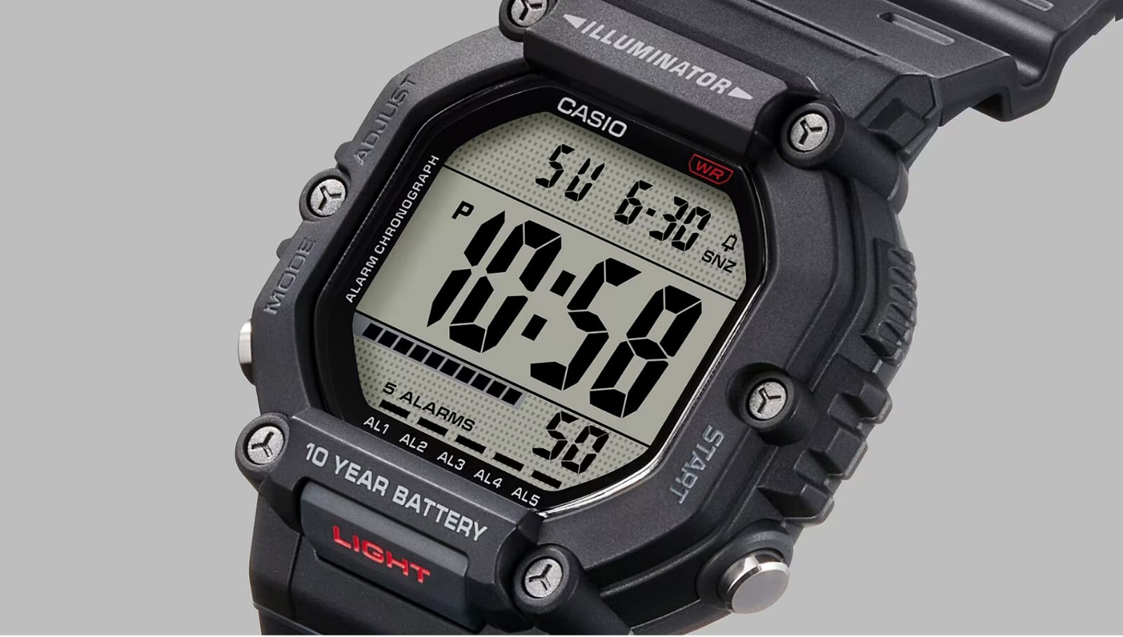 CASIO Men Digital Quartz Watch WR AE-1600H-1AV Hand Wrist Watch New ...