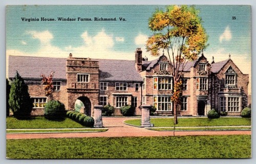 Windsor Farms Richmond Virginia Postcard | eBay