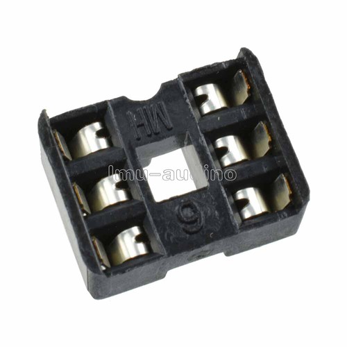 20PCS DIY IC Socket Adapter PCB Solder Type DIP Socket 6p 6pin 6-pin ...