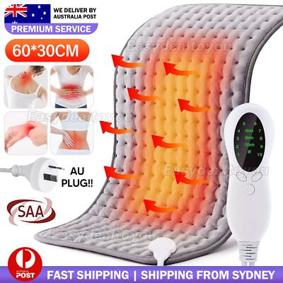 Electric Heat Pad Adjustable Heating Mat Warmer Blanket Back Pain ...