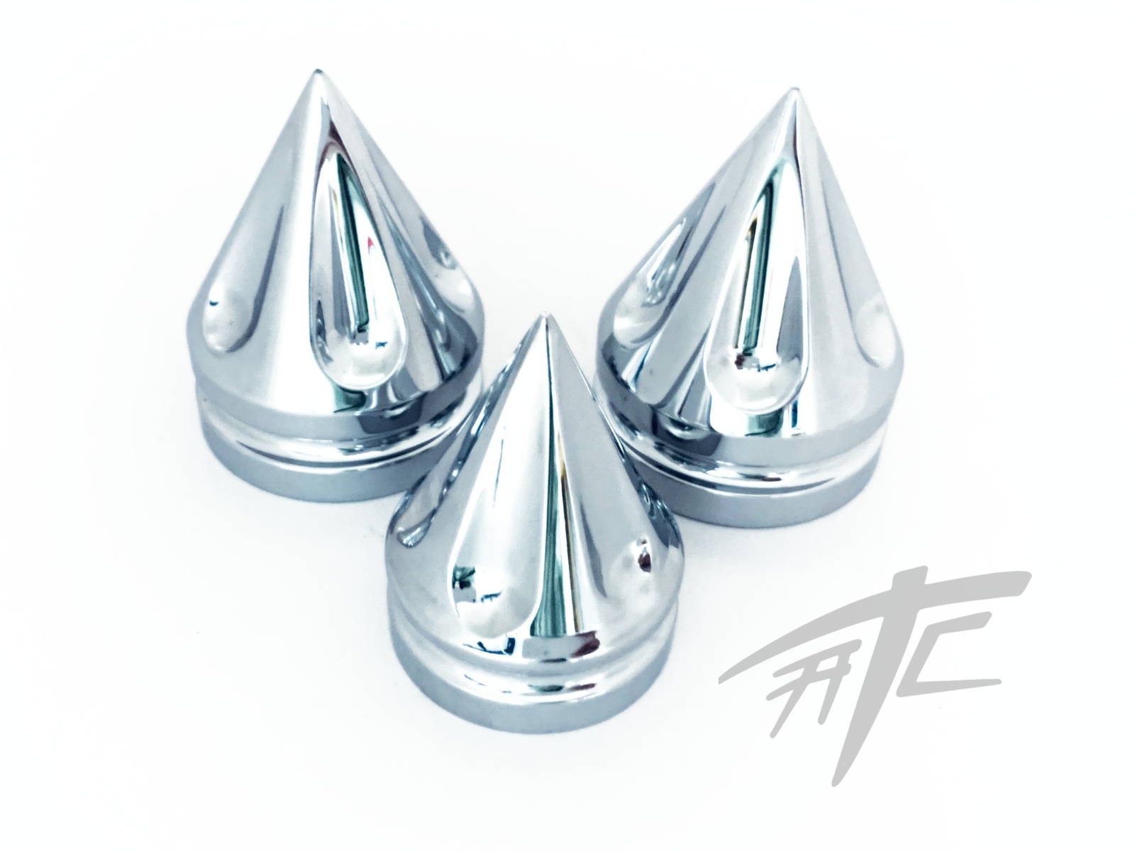 HAYABUSA CHROME SPIKE FORK & YOKE CAPS 2022-2024 SUZUKI HAYABUSA