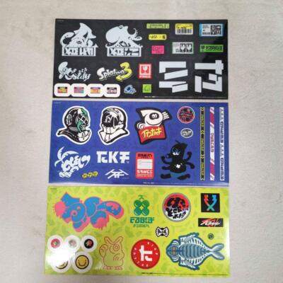 Splatoon 3 Ikasu Sticker Squid Sticker Set of 3 types My Nintendo | eBay