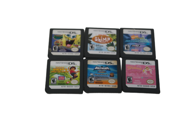 Nintendo 3DS Kids Game Lot of 6 Sponge Bob Chimp Diego Batman ...