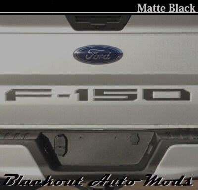 Matte Black Vinyl Tailgate Letter Decals For 2018-20 Ford F150 | eBay