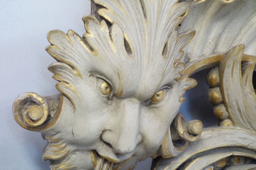 19C French Fantasy Mirror Carved Eagle/Gargoyle/Masks | eBay