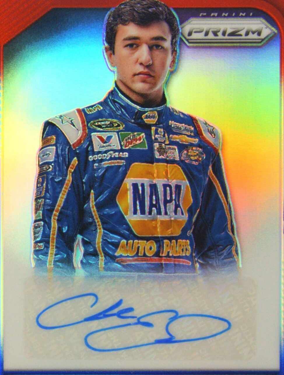 2016 Panini Prizm NASCAR - Driver Signatures Chase Elliott #CS Red ...
