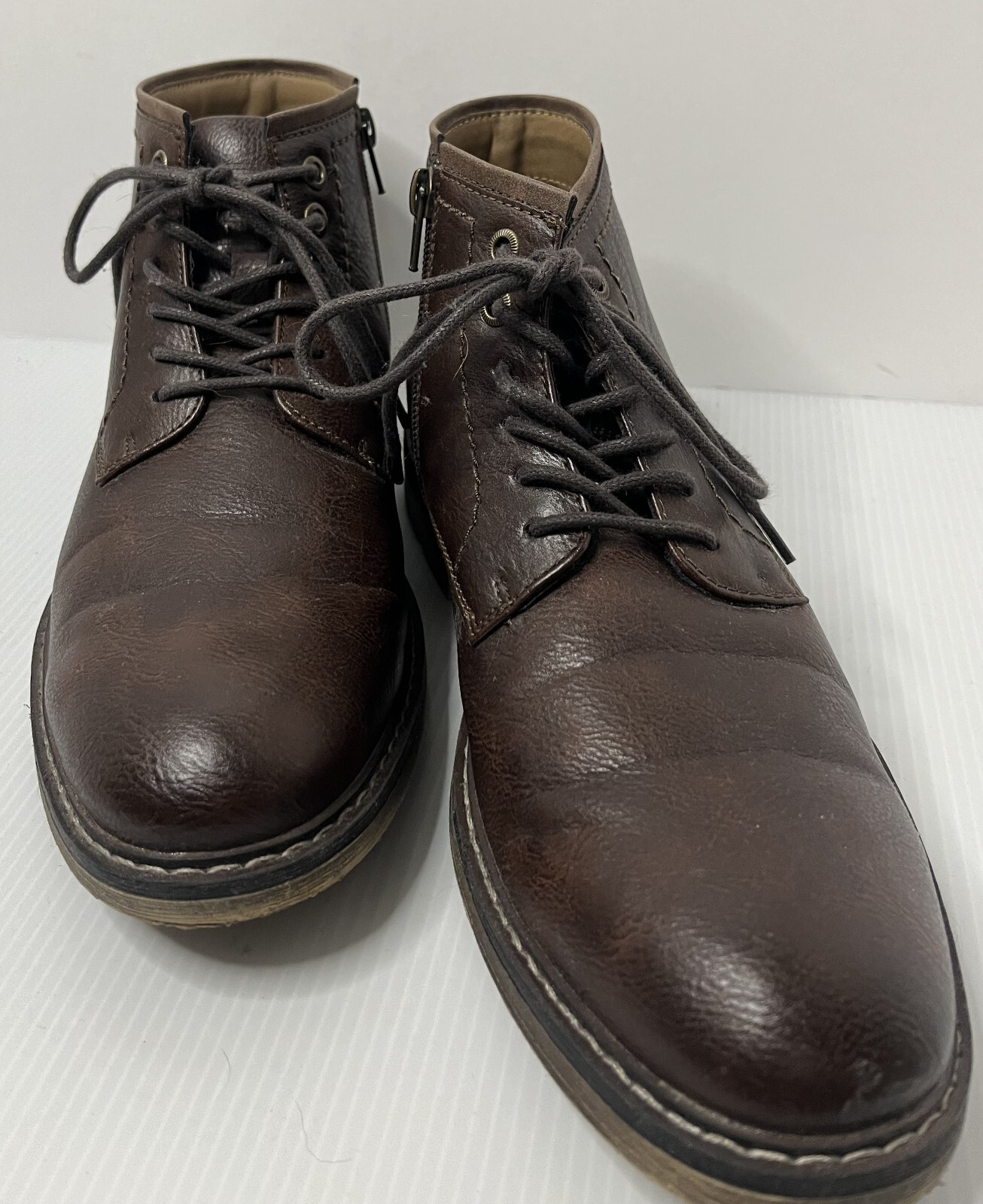 Men's Rye by Hawker Rye Boomvalk Combat Boot Brown Si… - Gem