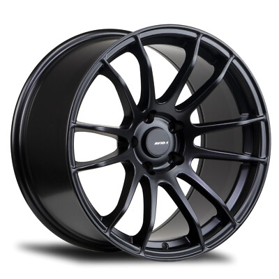 (1) 19x9.5 +35 Avid 1 AV-20 5x114.3 Matte Black Wheel | eBay
