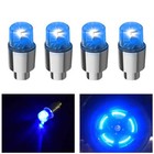 4pc Car Auto SUV Wheel Tire Tyre Air Valve Stem LED Light Caps Cover ...