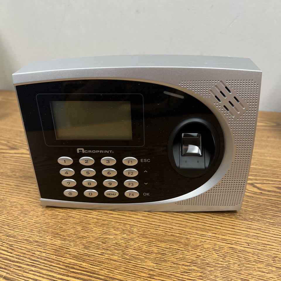 Acroprint TimeQplus biometric U600 fingerprint T&A Device 33297130020| eBay
