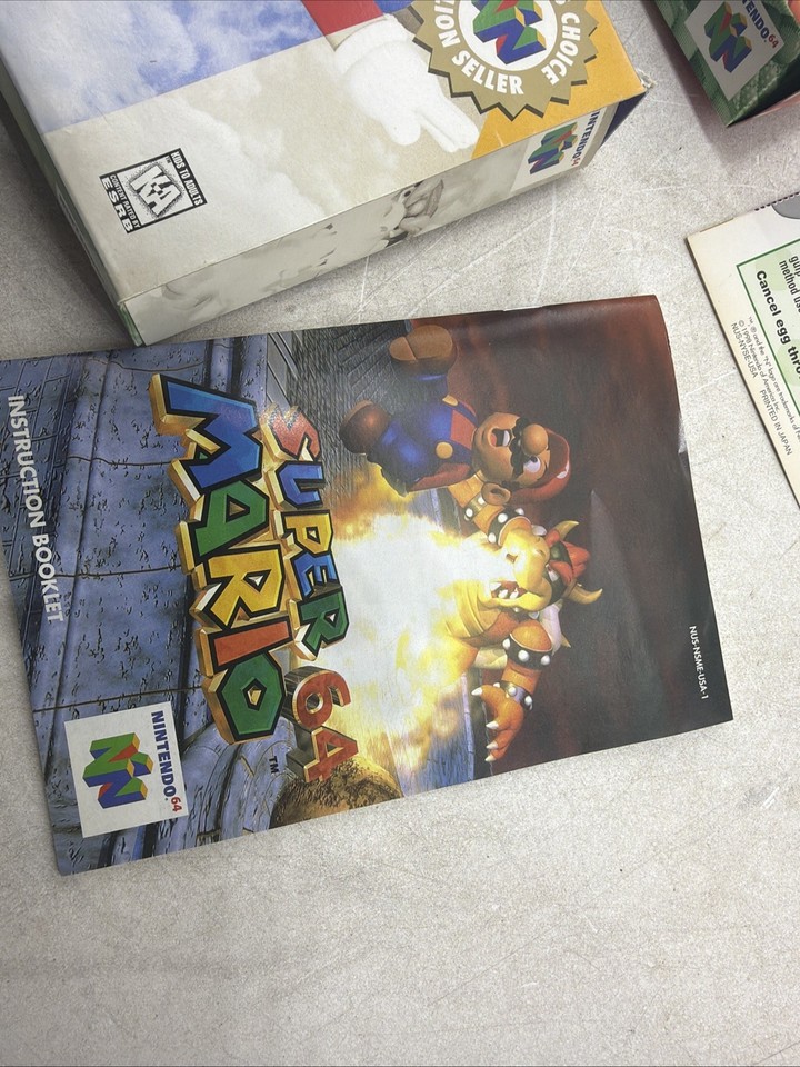 Super Mario 64 - Yoshis Story Original Box Only! NO GAMES Nintendo N64 ...