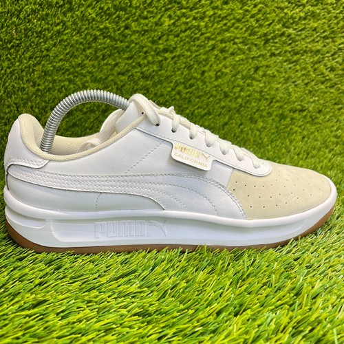 Puma California Exotic Womens Size 9.5 White Beige Athletic Shoes ...