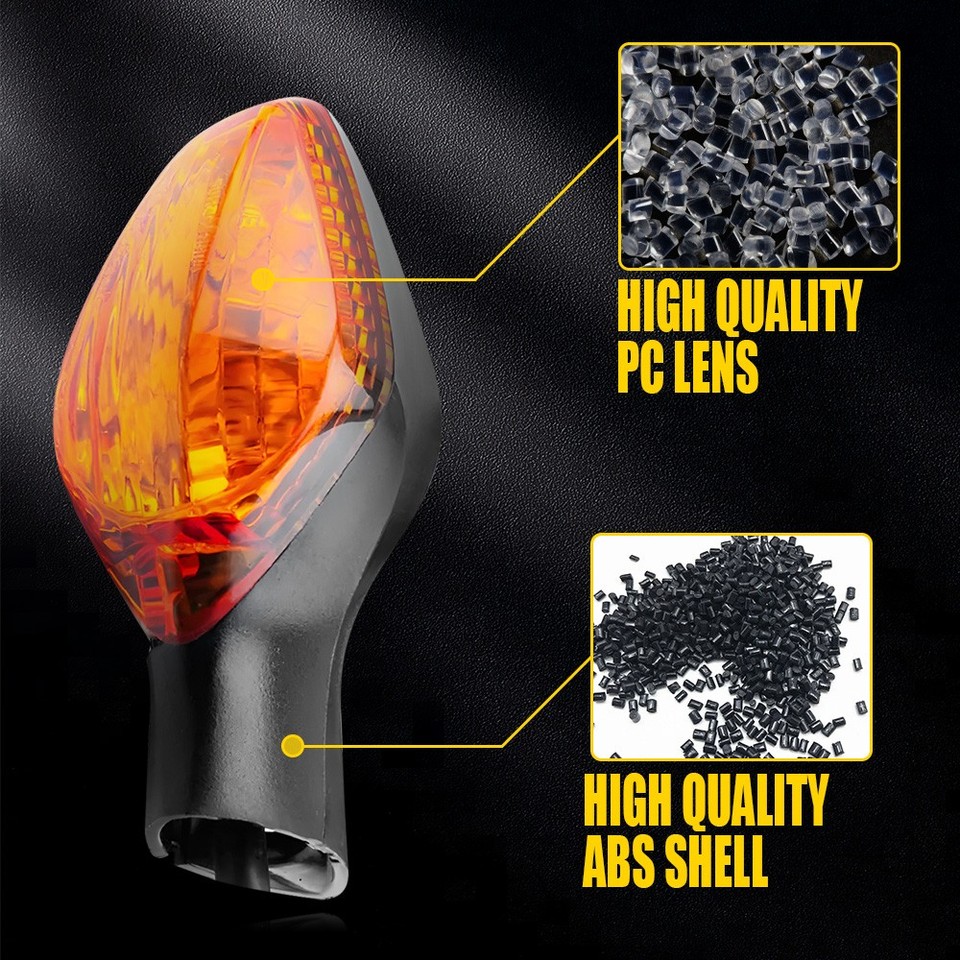 2X Front Rear Turn Signal Indicator Light For HONDA CBR 400R 500R 650F ...