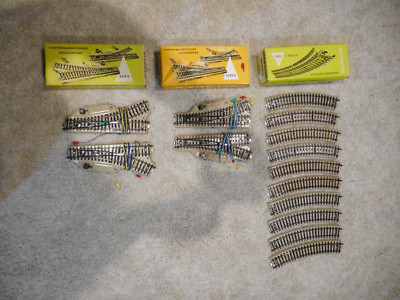 #9 Marklin 5100/5117/5202 HO Scale Lot Consisting of Assorted M-Track ...