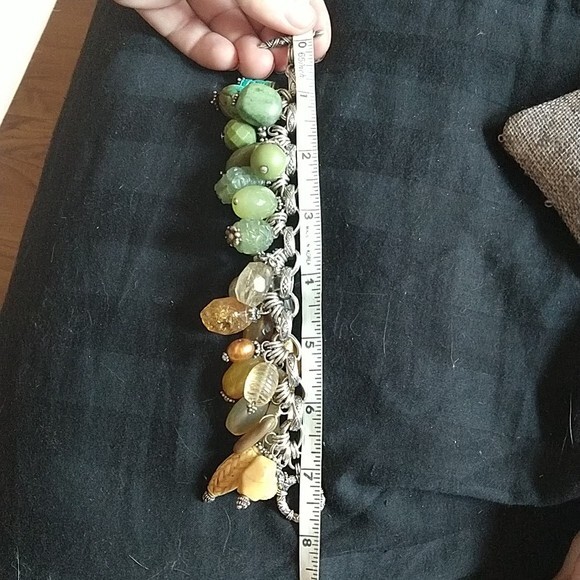 Designer Stephen Dweck Sterling Silver Gemstone Jade Turquoise Charm ...