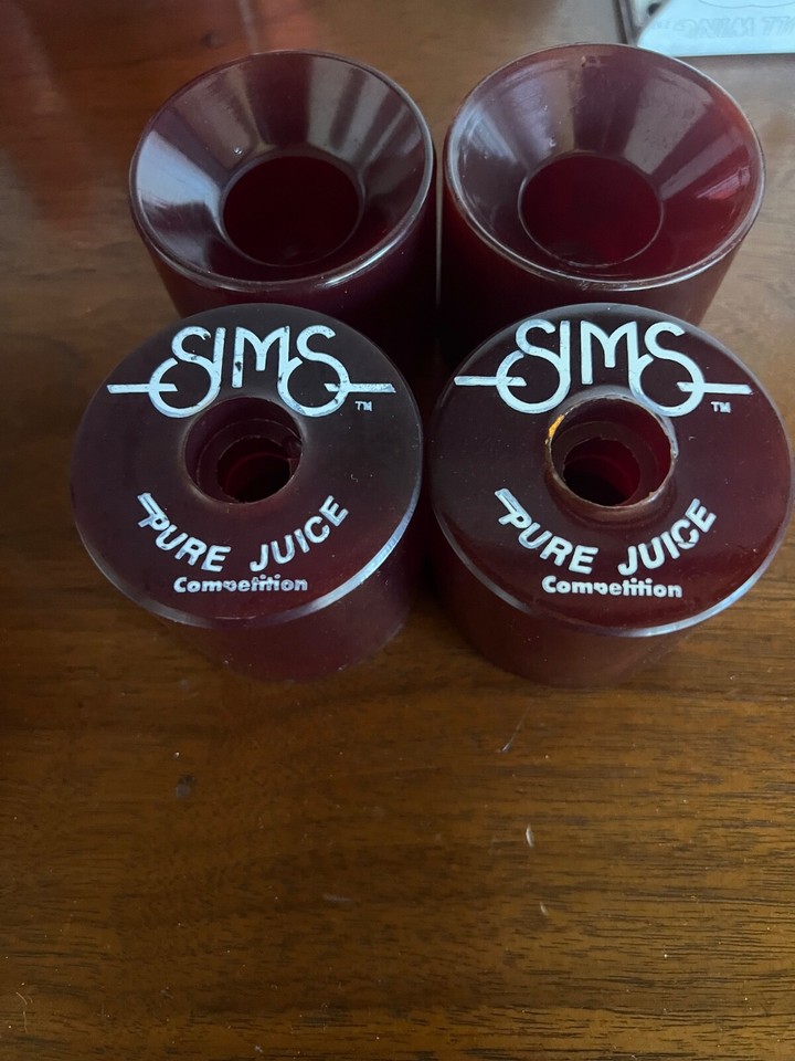 Sims Pure Juice Competition Wheels. NOS Vintage Skateboard wheels 1970 ...