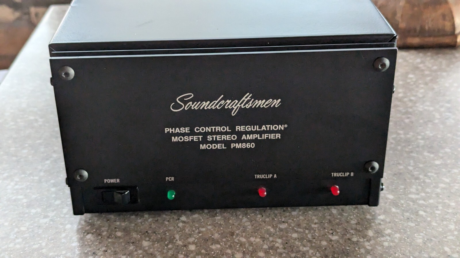 Soundcraftsmen PM860 Stereo Amplifier, recapped, looks and sounds great ...