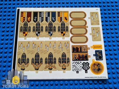 Lego Harry Potter STICKER SHEET 1 ONLY for Lego Set 76399 Hogwarts ...