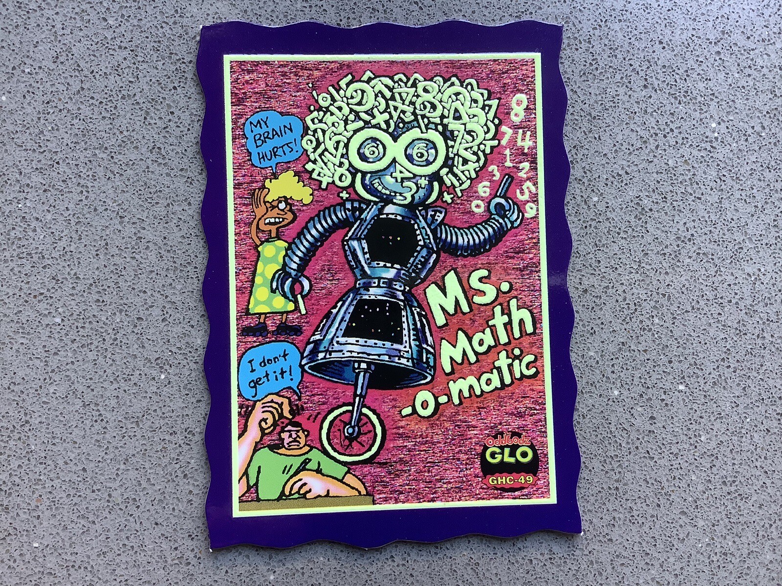 (BRAND NEW)1990s.GLOW-ZONE CHARACTER ODDBODZ SERIES (Ms MATH-O-MATIC ...