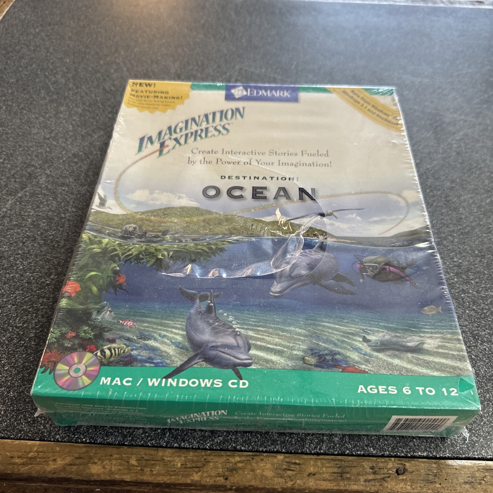Imagination Express Destination: Ocean (CD, 1995, PC, EDMARK) Brand New ...