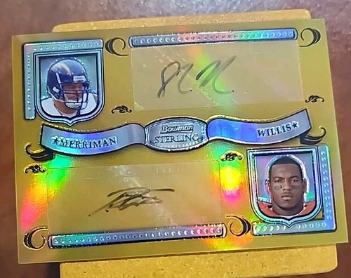 topps bowman 2007 sterling football patrick willis shawne merriman | eBay