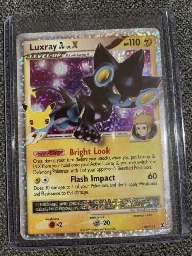 Pokémon TCG Luxray [GL] LV.X Rising Rivals 109 Holo Rare Holo LV.X for ...
