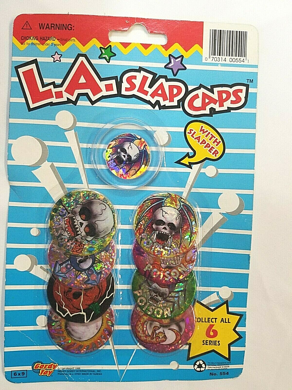 VINTAGE 1995 GORDY TOY L.A. SLAP CAPS POGS MILKCAPS NEW AND SEALED | eBay