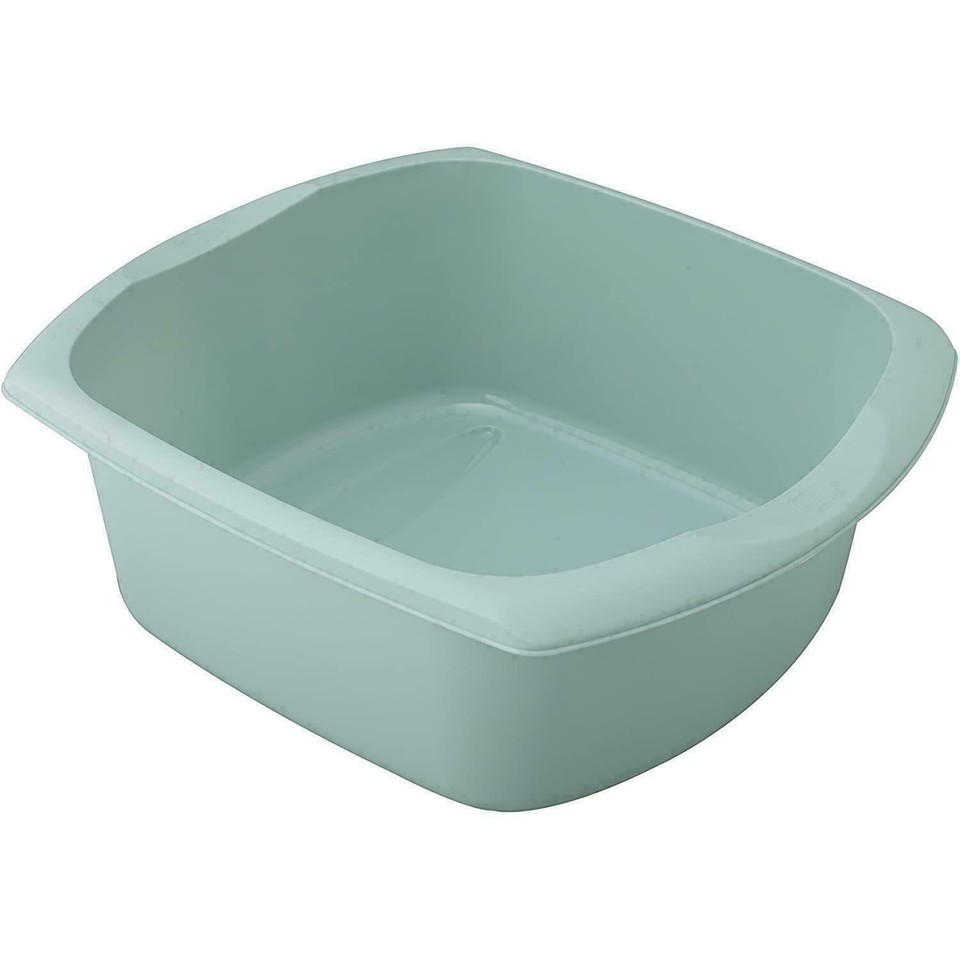Addis 9.5L Plastic Washing Up Bowl Large Rectangular Kitchen Basin Sink ...