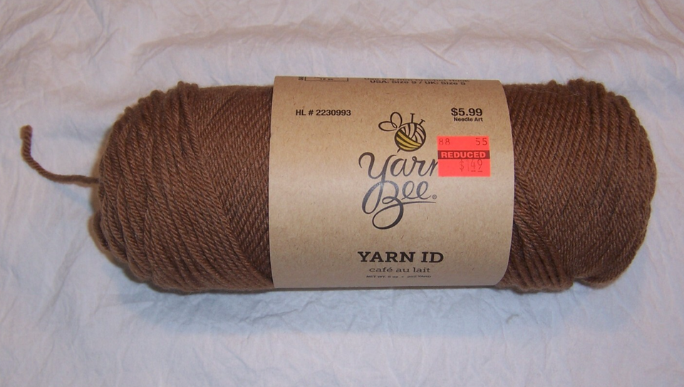 Yarn Bee Yarn ID - Cafe au Lait | eBay