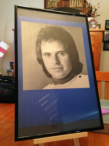 BIG 11x17 FRAMED GARY WRIGHT "THE DREAM WEAVER" / "LOVE IS ALIVE" LP ...