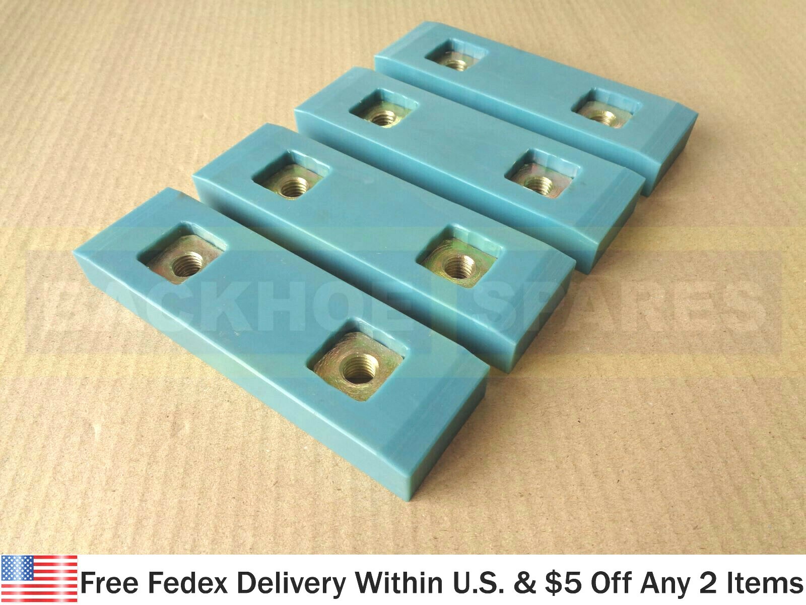 JCB TELEHANDLER LOADER - LIFTALL WEAR PAD, SET OF 4 PCS. (PART NO. 159/ ...