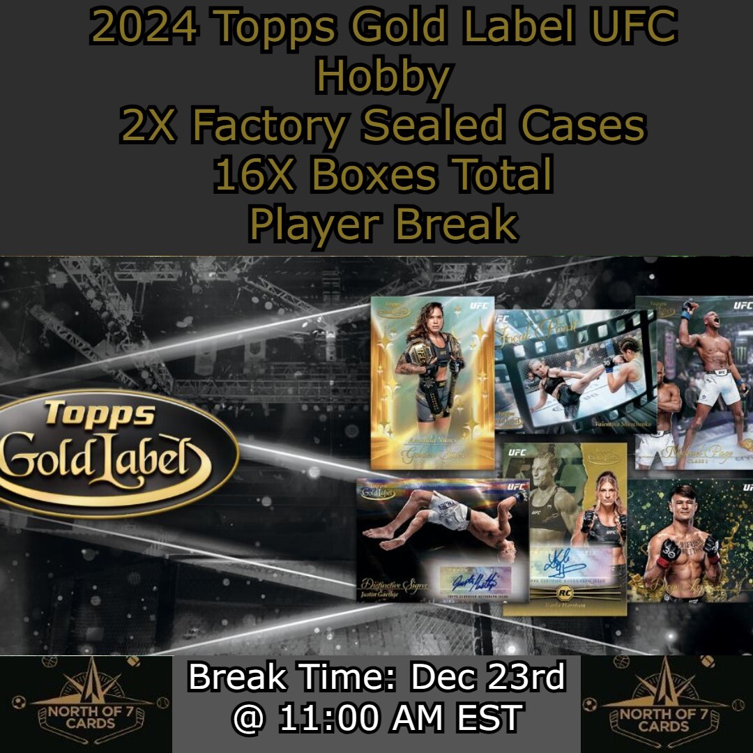 Inoue Mizuki - 2024 Topps Gold Label UFC Hobby - 2X Case Player BREAK ...