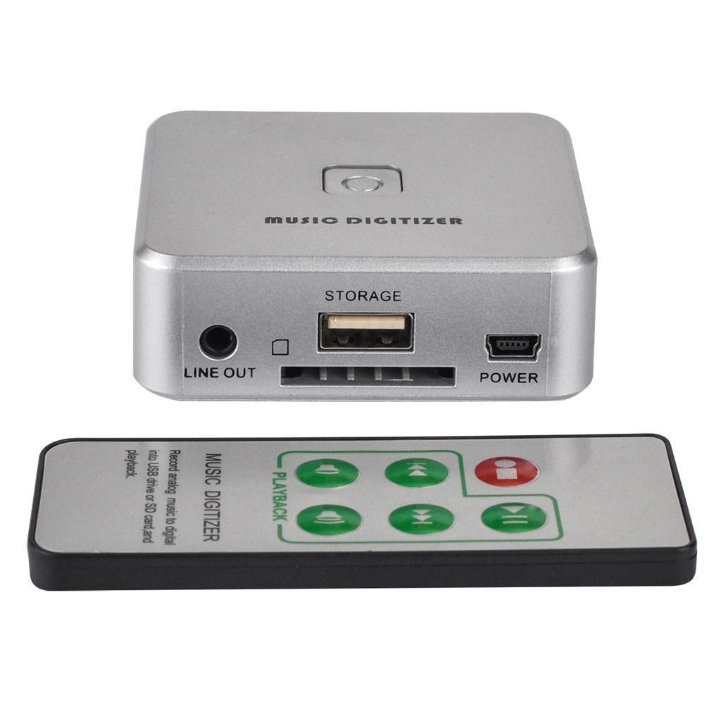 3.5mm or L/R Analogue to Digital Audio Recorder Capture Box, Music ...