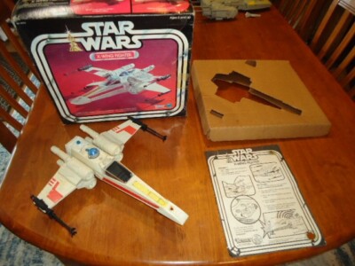 Star Wars Vintage X-Wing Fighter with the Original Box& Insert Complete ...