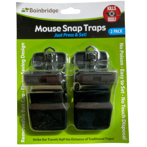Mouse Trap (Snap Trap) 2 Pack - Reusable - Easy to set - No touch ...