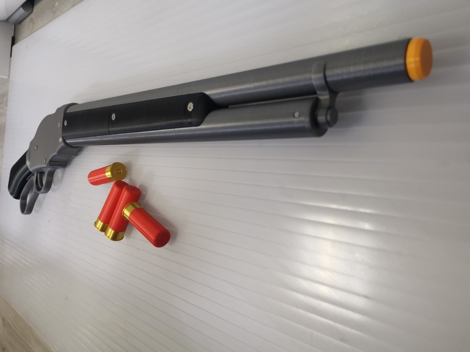 Winchester Model 1887 Shotgun Replica Toy Prop Gun 3D print Terminator ...