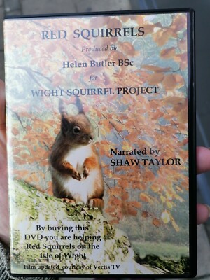 Red Squirrels DVD Isle of Wight Helen Butler Shaw Taylor VGC FREEPOST ...